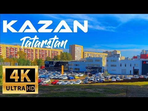 Walking Tour of Modern Kazan - Tatarstan Russia Video Walk [4K]. Part 1