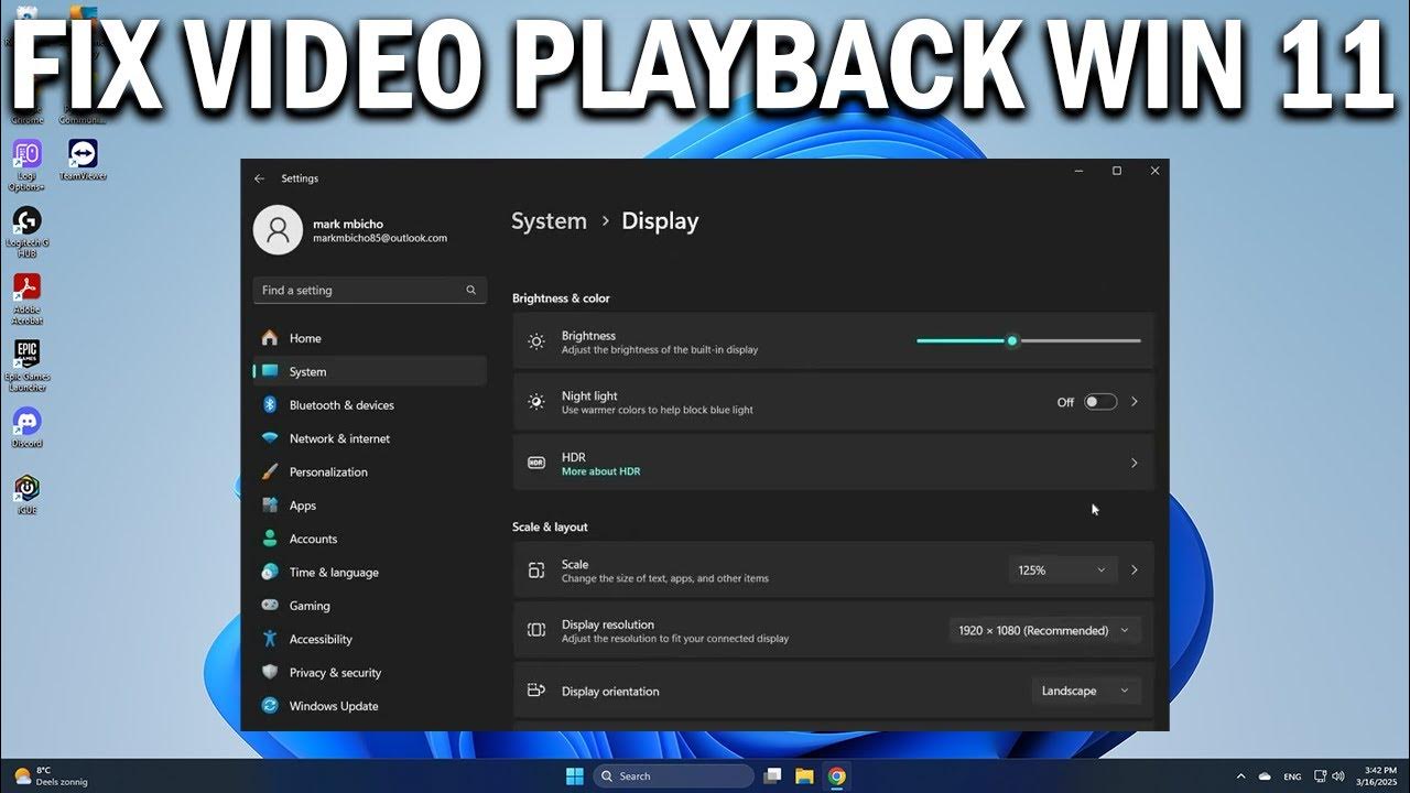 How To Fix Video Playback Issues, Problems and Errors on Windows 11 (2025) - Easy Fix - YouTube