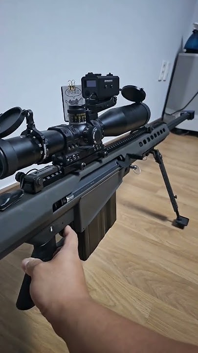 Socom Gear Barrett M107 Shell ejecting airsoft gun - YouTube