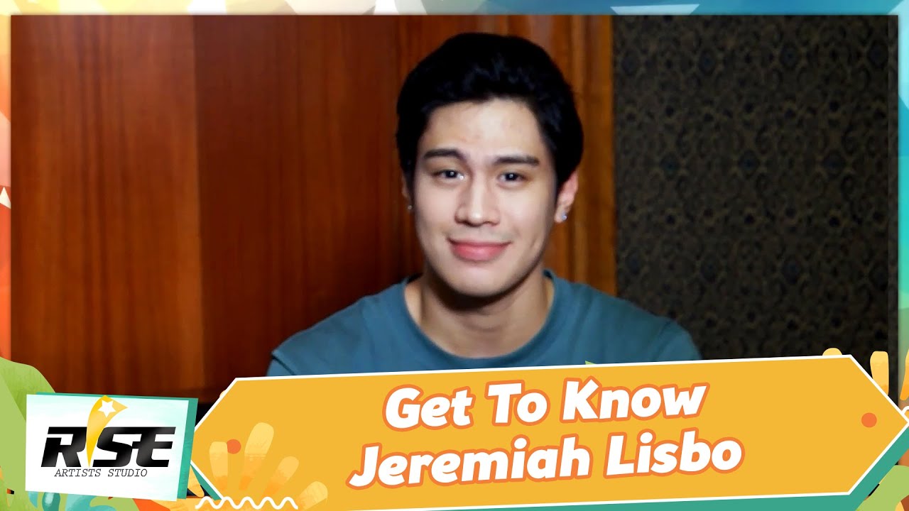 Get To Know: Jeremiah Lisbo | Rise Artists Studio - YouTube