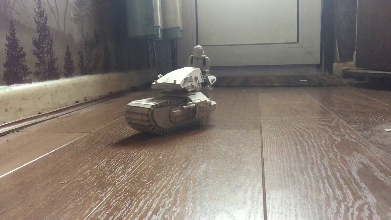 First Order Treadspeeder, first test drive , TRoS - YouTube