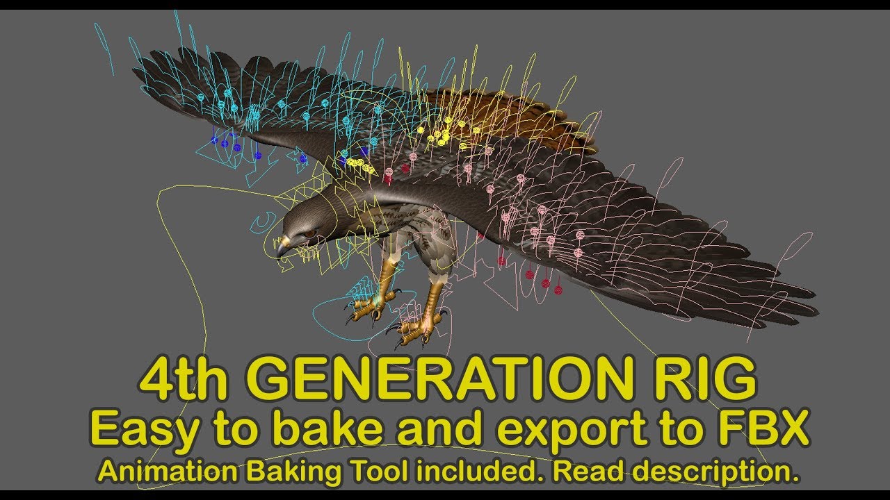 Red tailed Hawk Rig Preview - YouTube