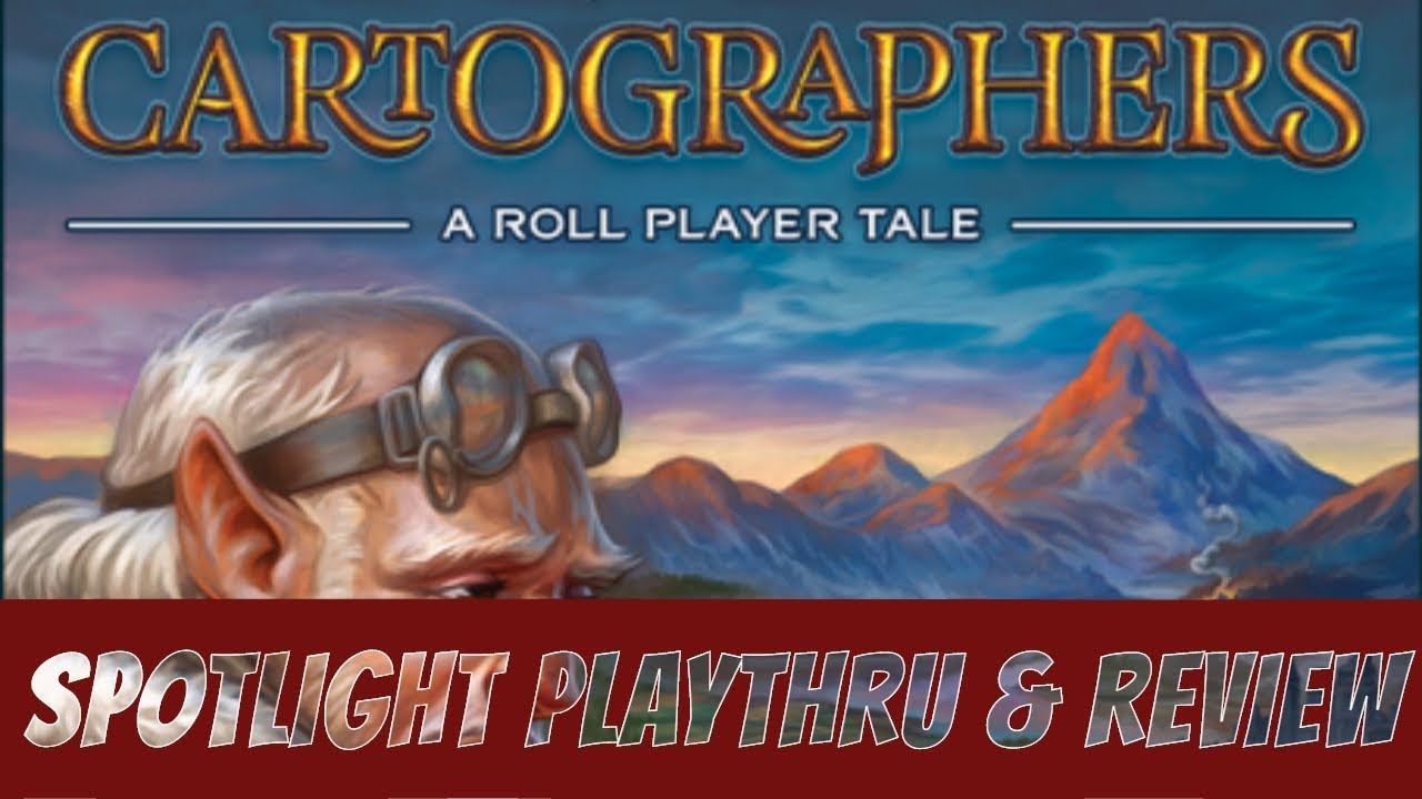 Cartographers Playthru & Review by The Board Game Spotlight - YouTube