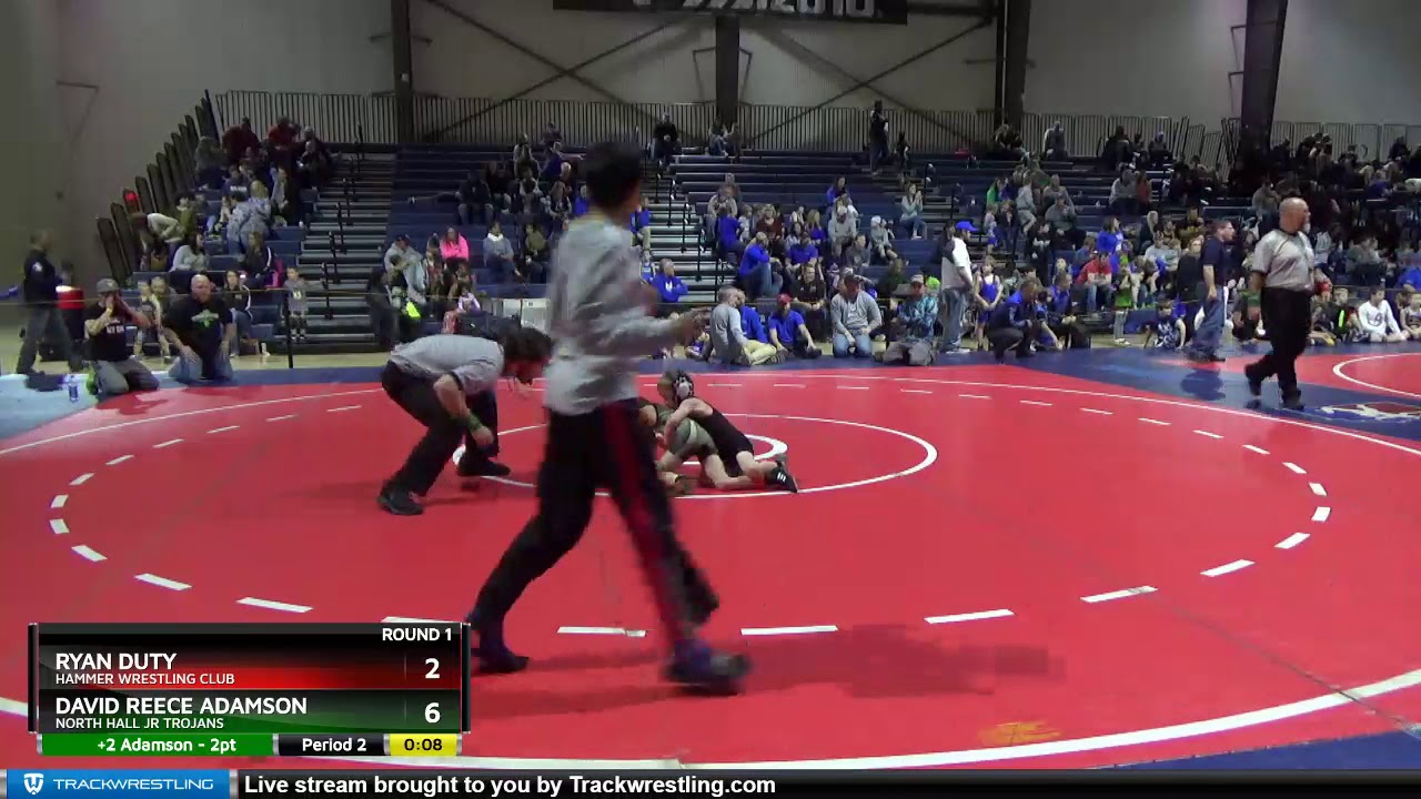 True Beginner Bantam 41-43 David Reece Adamson North Hall Jr Trojans Vs ...