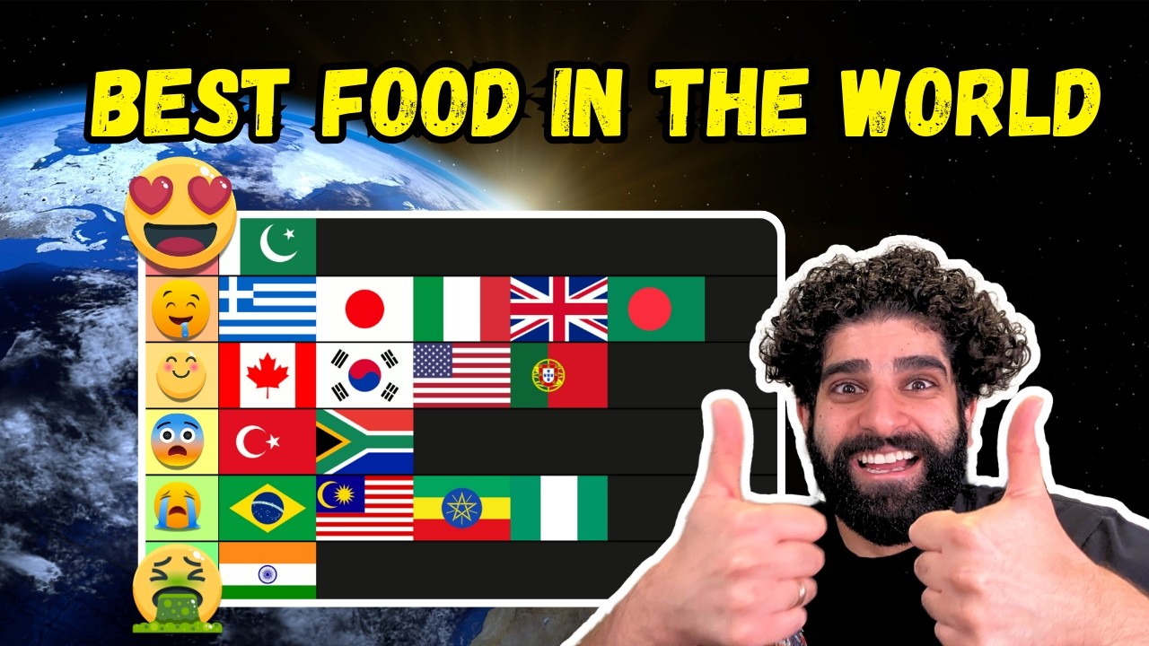 ranking the food from every country in the world - YouTube