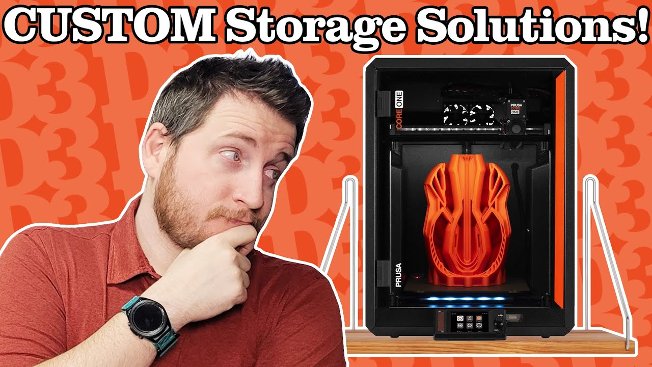 From Design to Product in 1 STREAM!! Custom 3D Printer Storage - YouTube