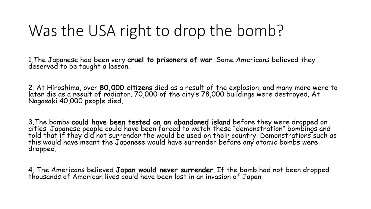 Atomic Bomb Lesson 2 - YouTube
