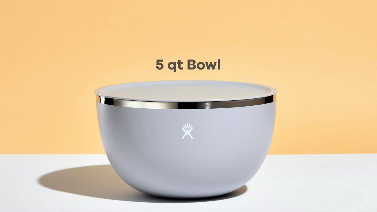 Hydro Flask Outdoor Kitchen 5qt Serving Bowl with Lid #HeyLetsGo - YouTube