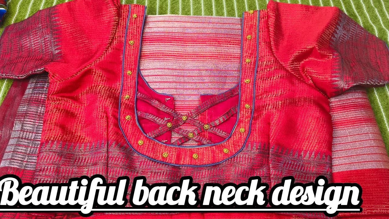 @ Beautiful Back Neck Design / Simple Back Neck Design #ambikababu ...