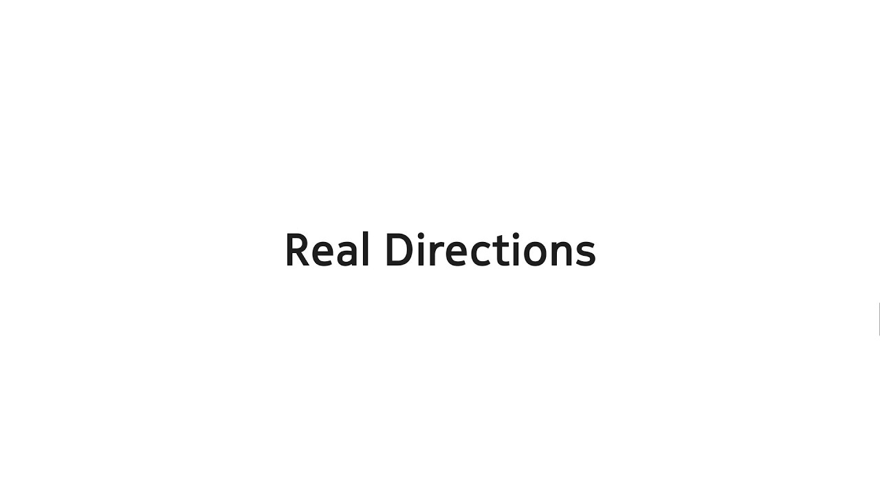 Real Directions by Garmin [OFFICIAL] - YouTube