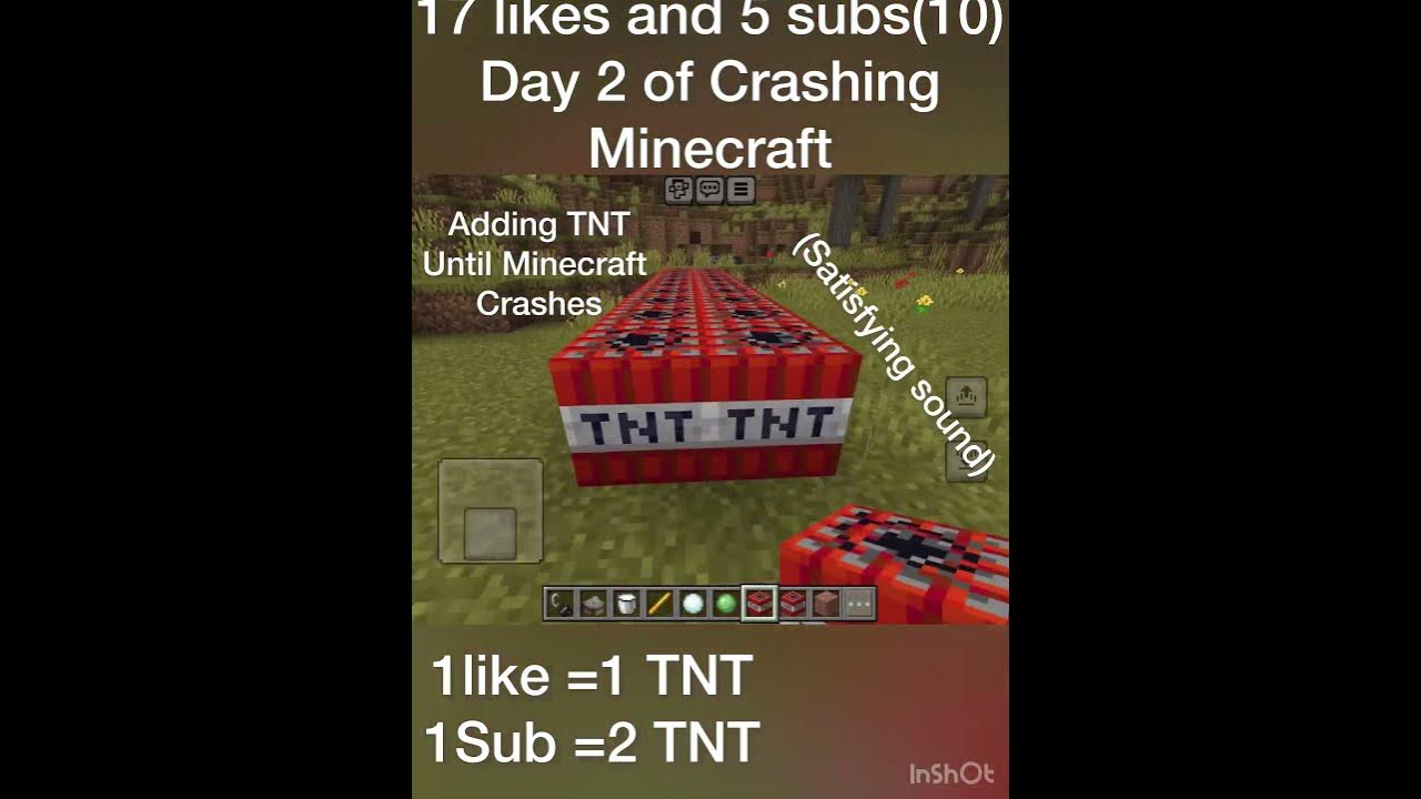 Day 2 of crashing Minecraft - YouTube