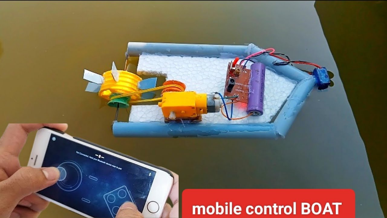 How to make rc dc motor Boat| homemade dc motor from scratch|| using ...