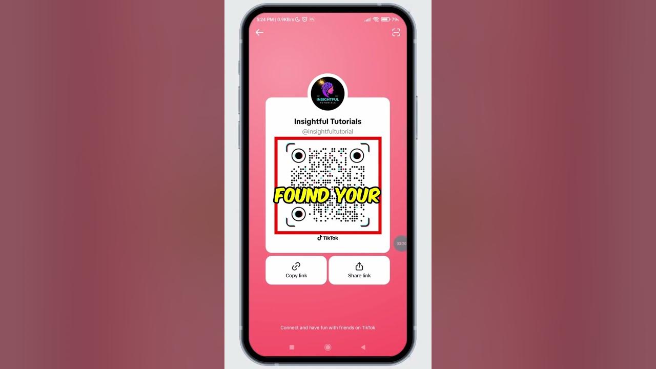 How To Find & Share TikTok Profile QR Code (2024) | Find Your TikTok ... How To Find & Share TikTok Profile QR Code (2024) | Find Your TikTok ...