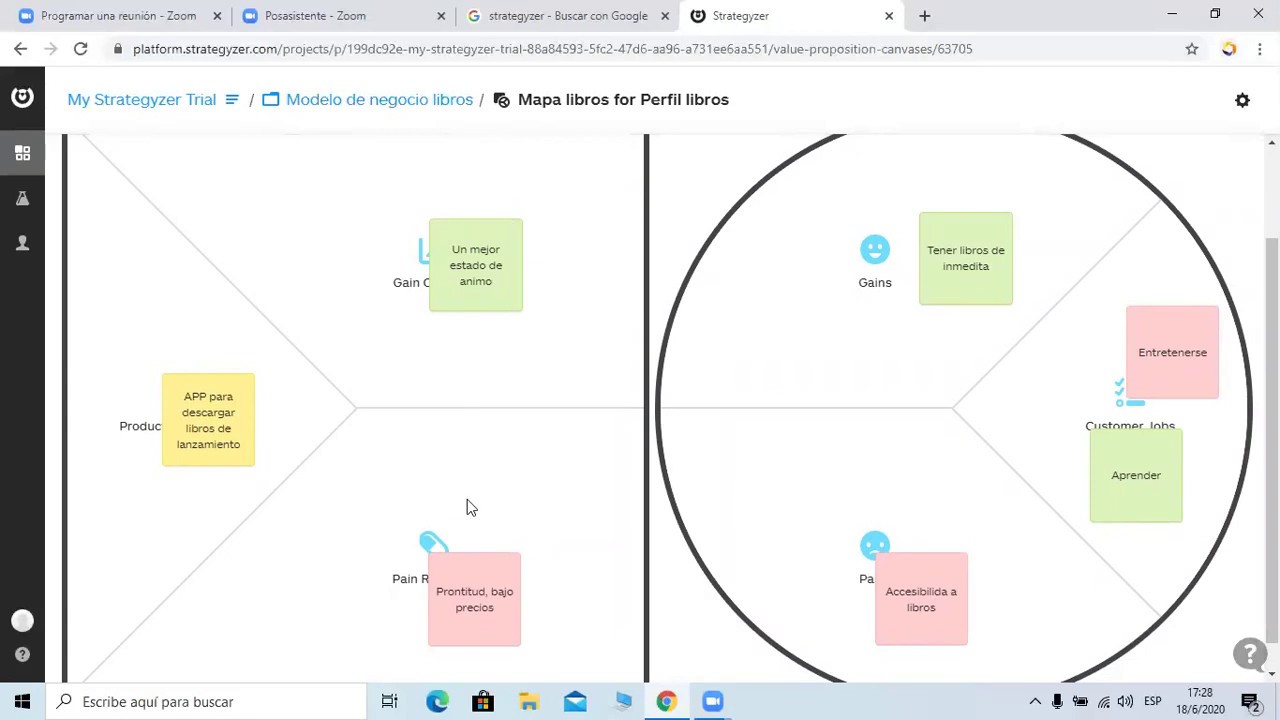 Aplicación strategyzer para modelo de negocios - YouTube