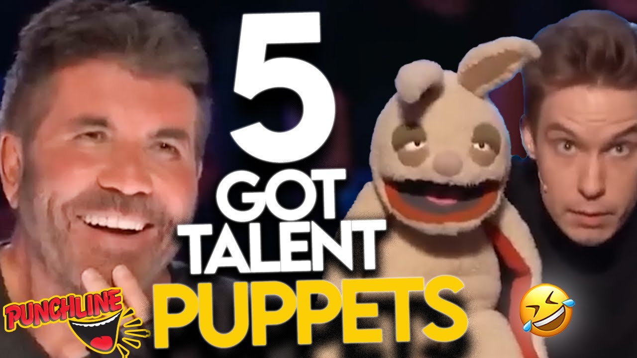5 FUNNY Puppet Auditions On Got Talent! Simon Cowell Laughing! - YouTube