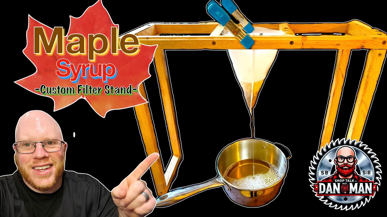 Maple Syrup Filter Stand-DIY Build! #maplesyrup #woodworking # ...