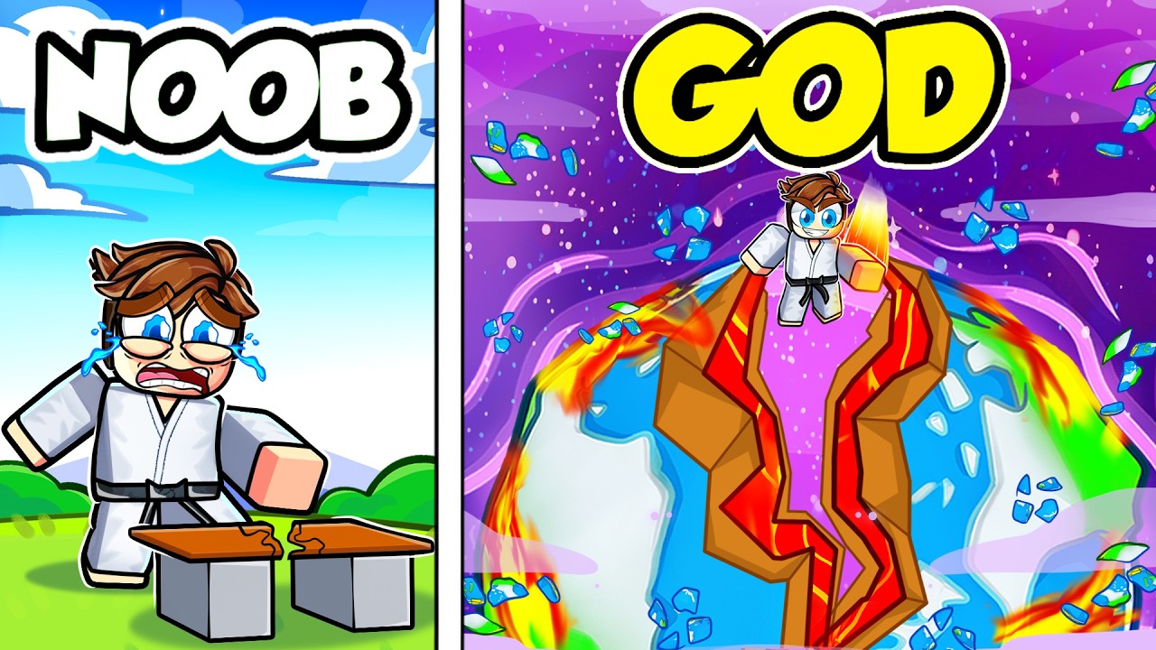 Upgrading NOOB to GOD PUNCHER in ROBLOX! - YouTube