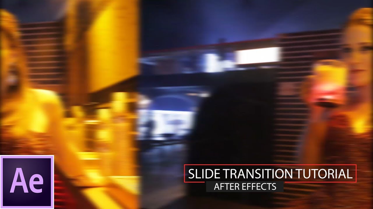 After Effects Tutorial - Slide Transition - YouTube