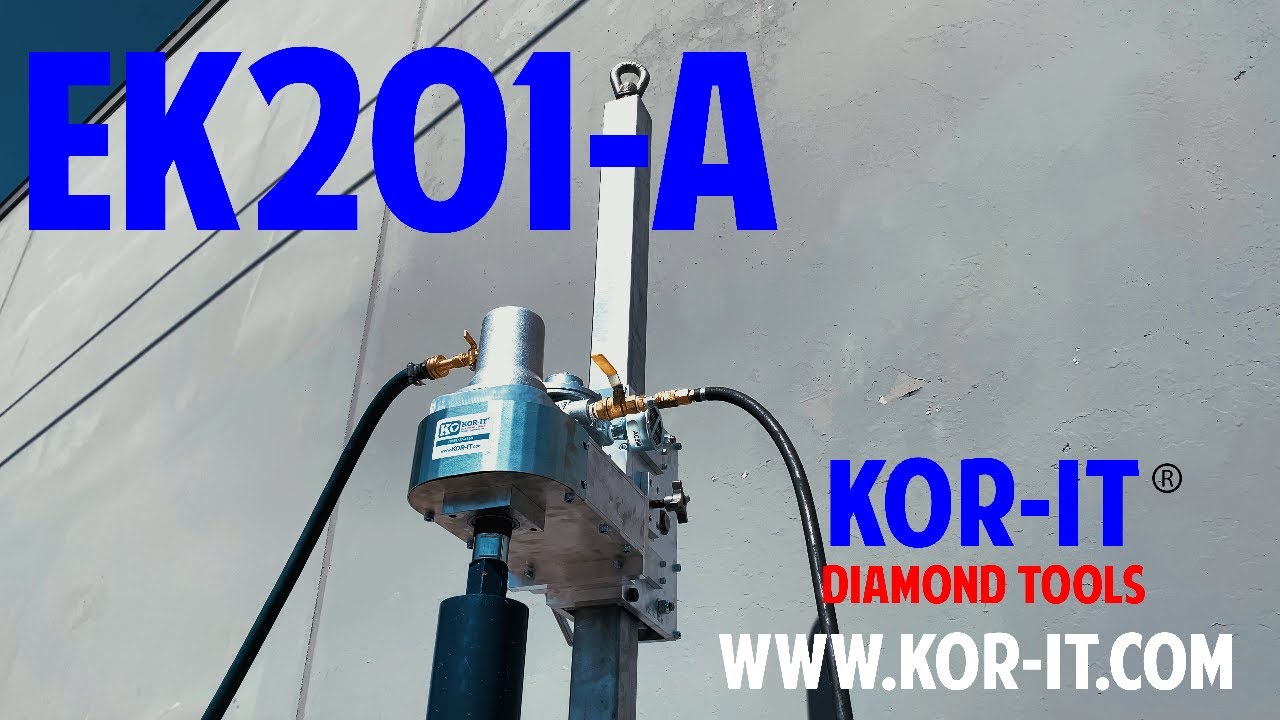 Ek201-A Pneumatic Core Drill - YouTube