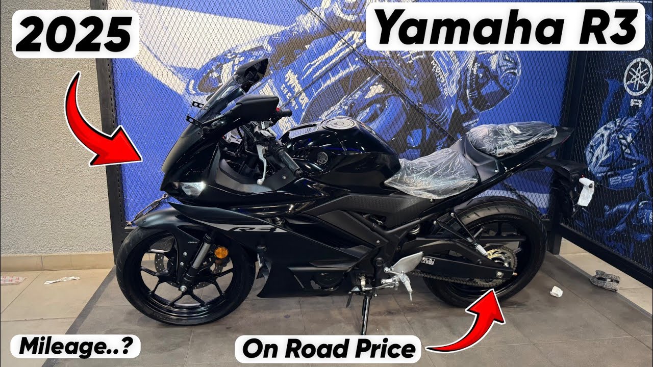 Yamaha R3 New Model 2025 Review | On Road Price | Mileage | Top Speed ...