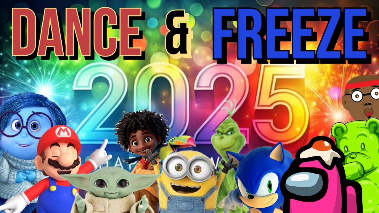 New Year FREEZE Dance Challenge: Who Can Hold It Longest? - YouTube