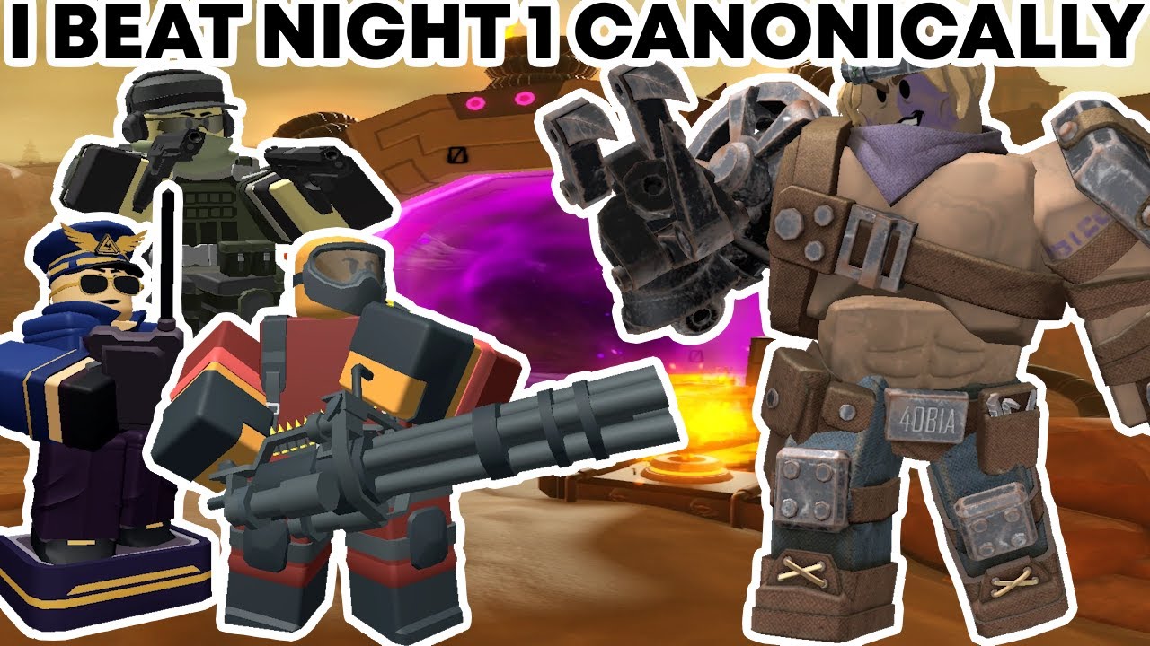 [TDS] I beat Night 1 canonically - YouTube