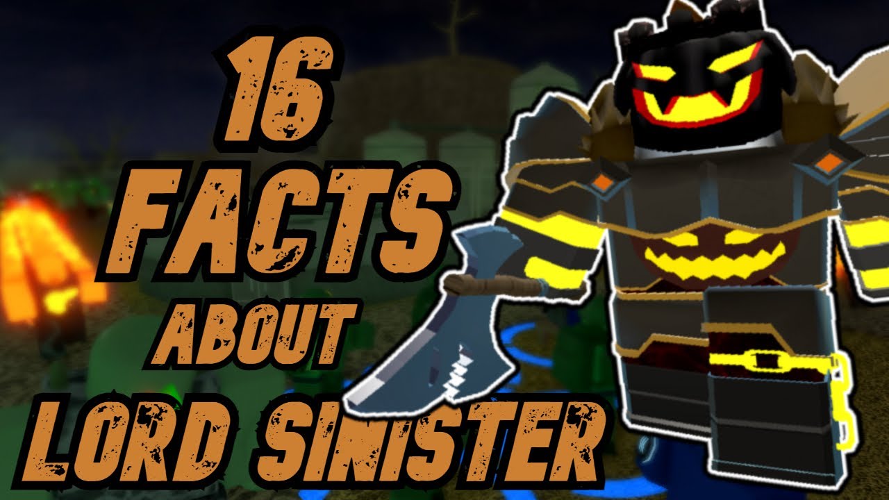 16 Facts about Lord Sinister || Tower Defense Simulator - YouTube
