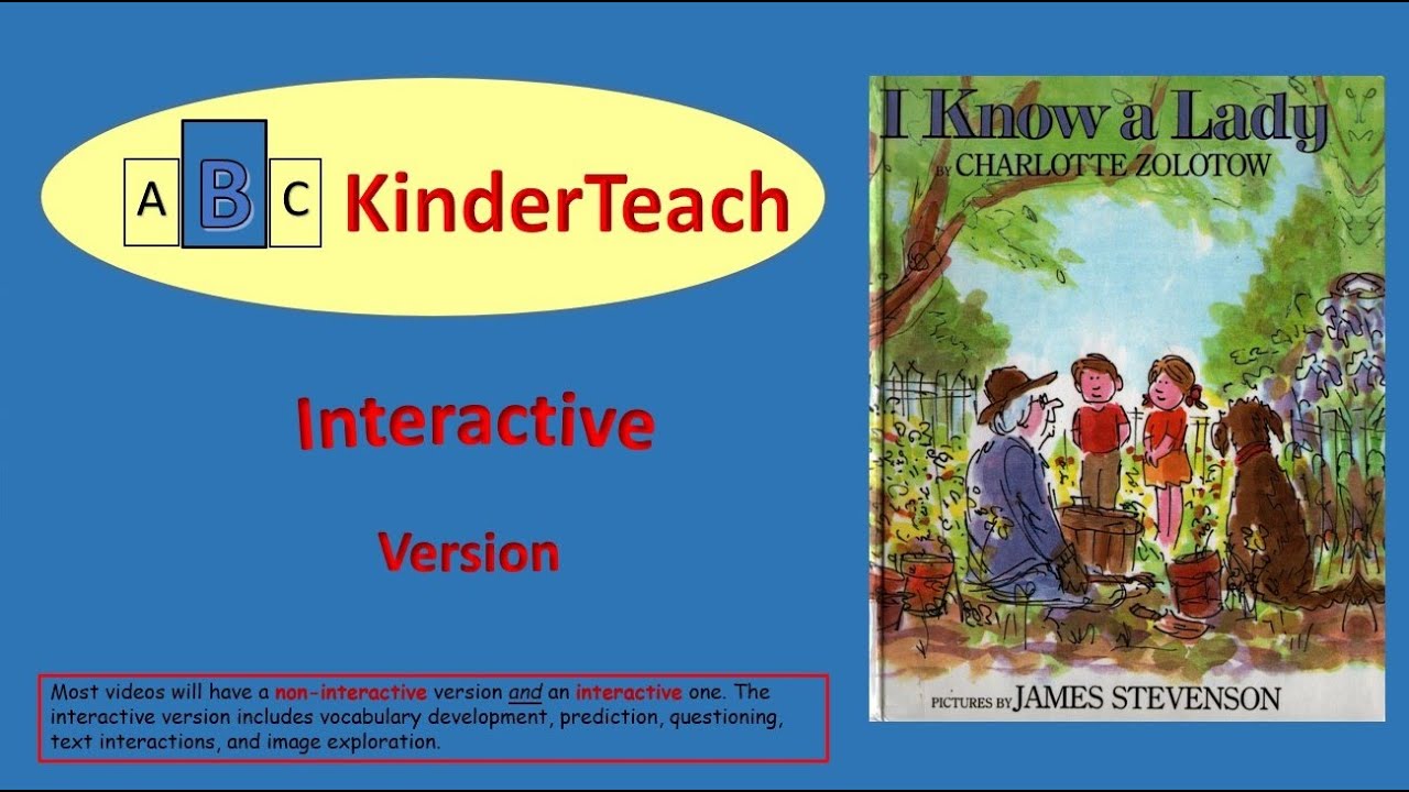 I Know a Lady - Interactive Read Aloud - YouTube