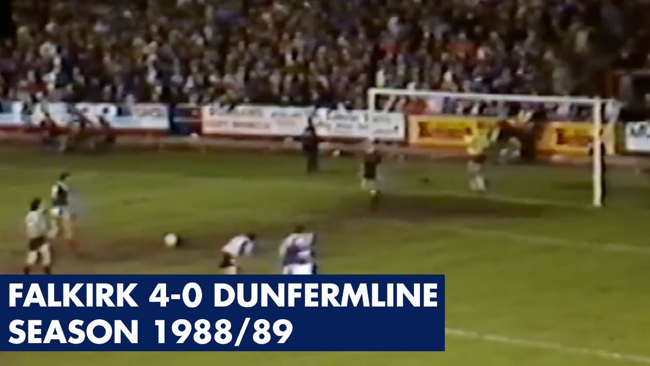 Falkirk 4-0 Dunfermline Athletic | 1988/99 - YouTube
