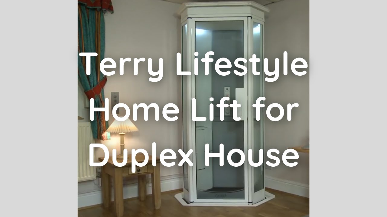 Terry lifestyle home lift for duplex villa - YouTube
