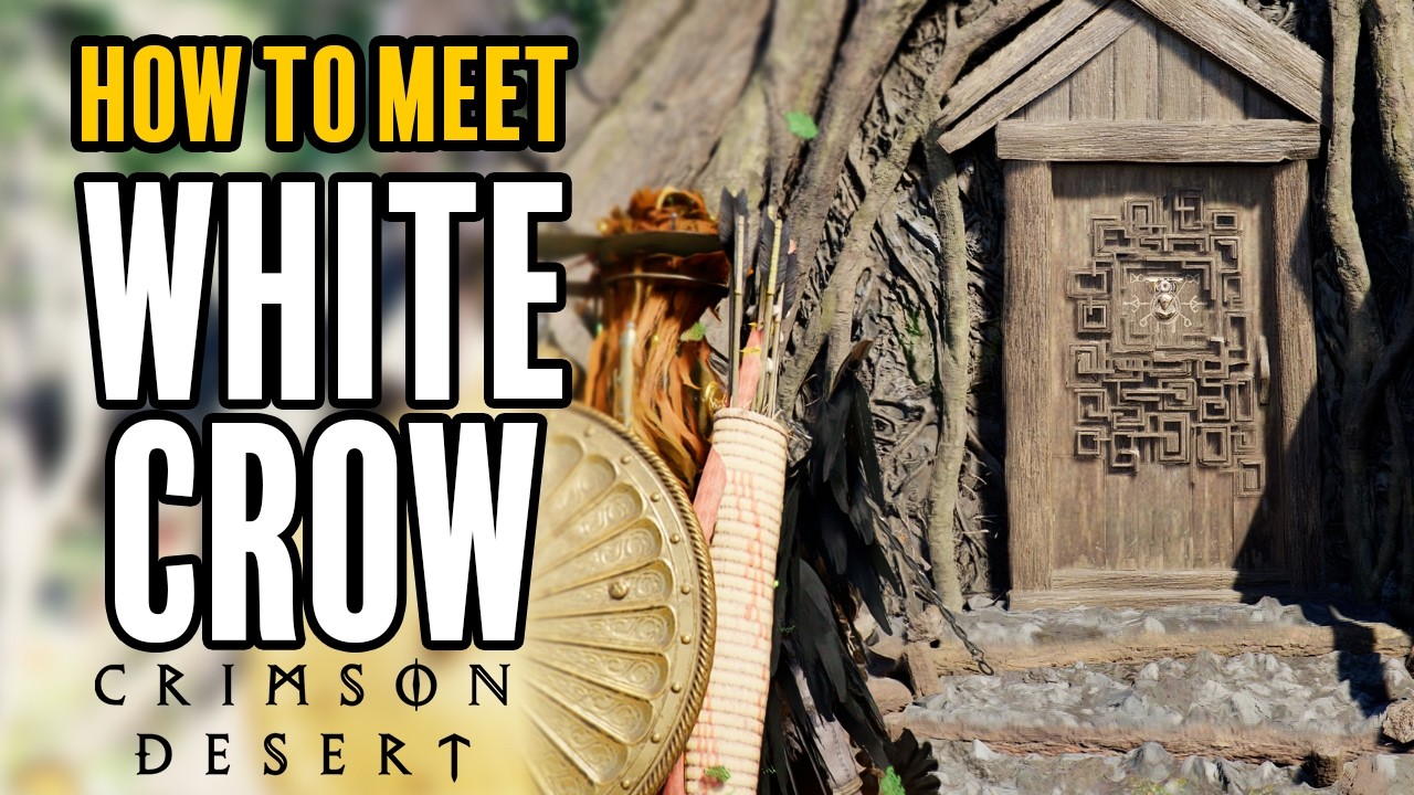 How to meet White Crow the Witch in Crimson Desert (Wayward Woods Witch ...