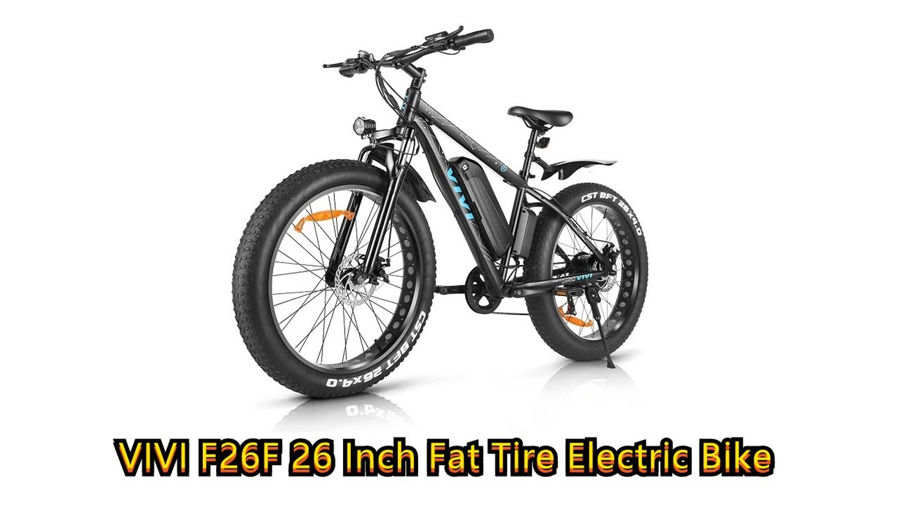VIVI F26F 26 Inch Fat Tire Electric Bike Assembly Guide - YouTube