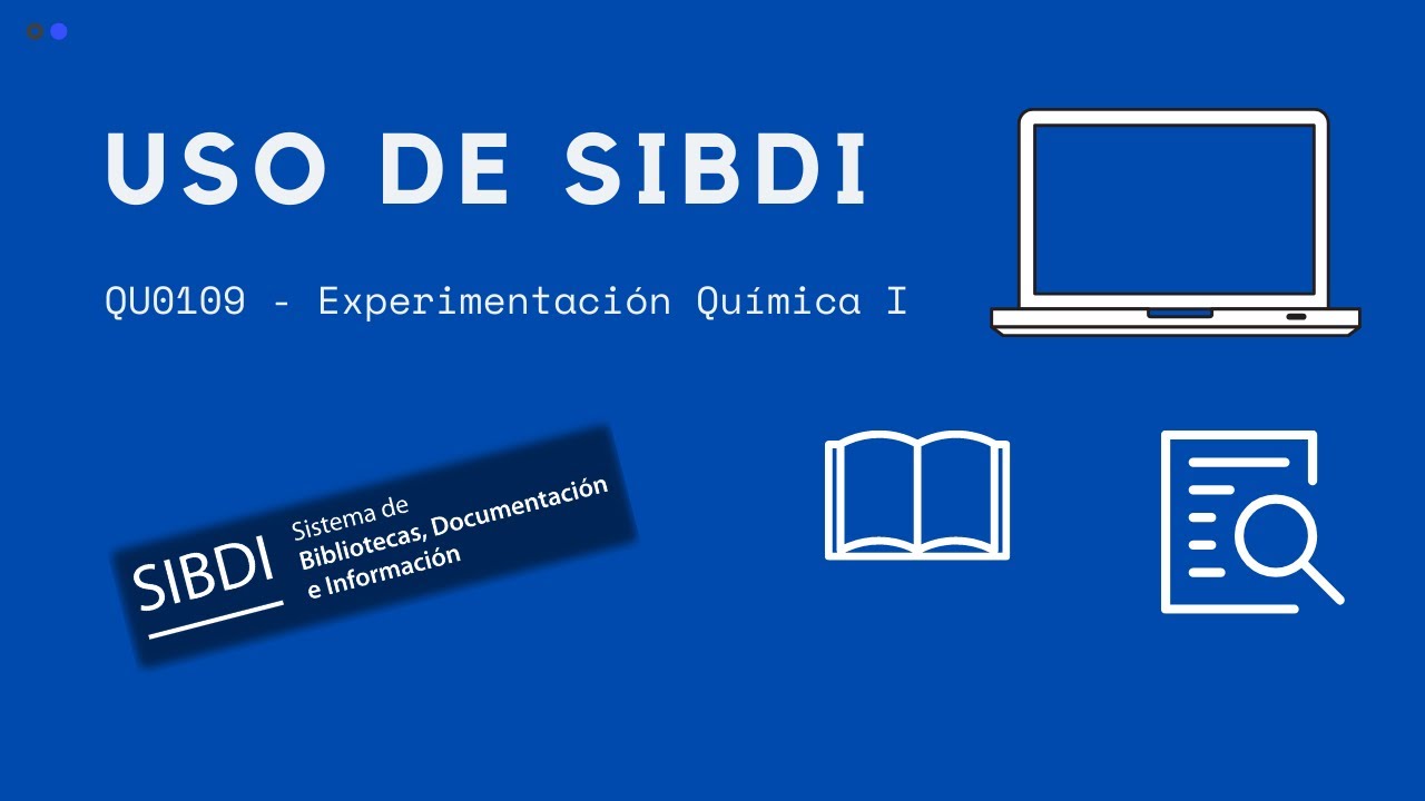 TALLER - Uso de Bases de datos de SIBDI para sus Investigaciones - YouTube