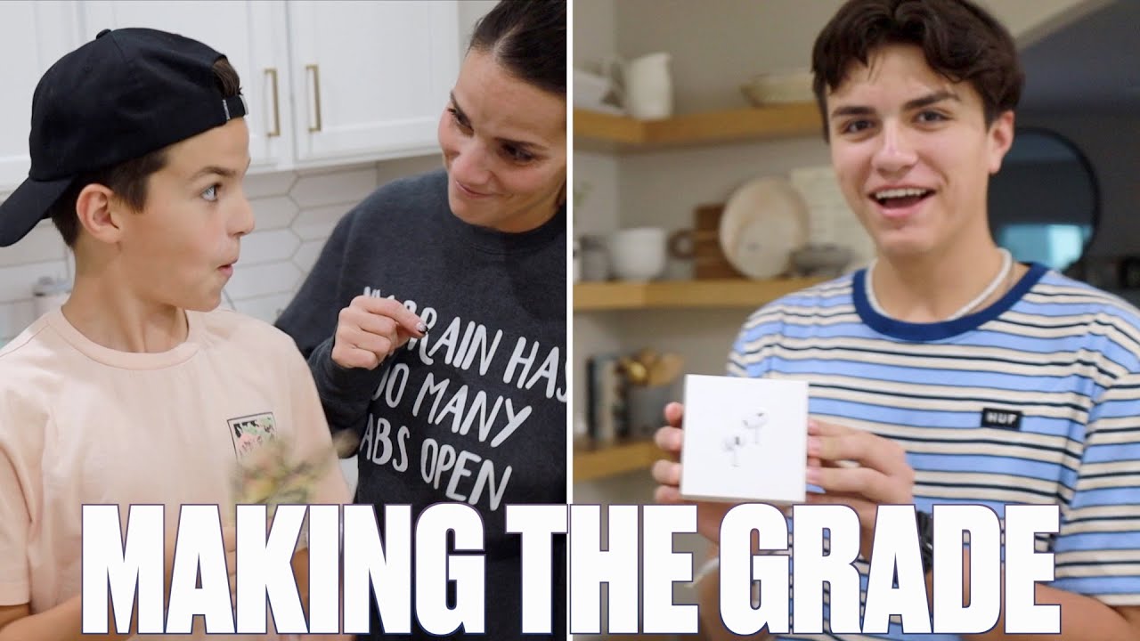 GOOD GRADE REWARDS | FIRST TERM JUNIOR HIGH REPORT CARDS ARE IN! - YouTube