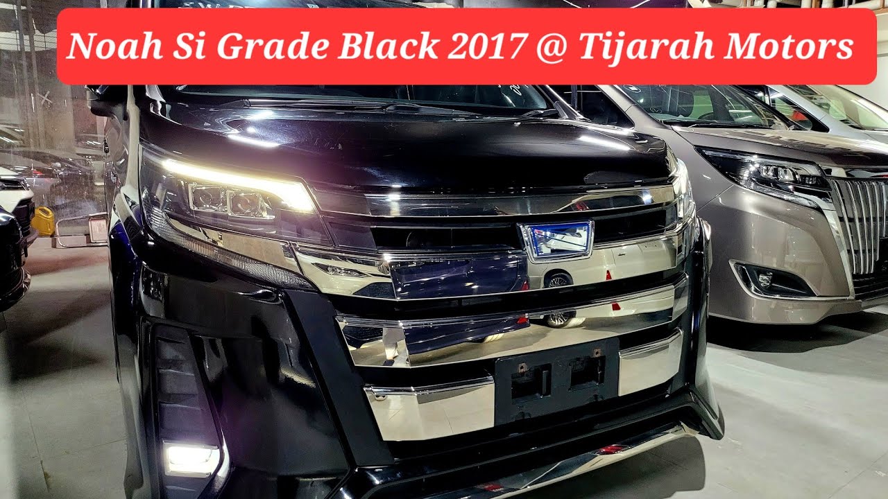 Toyota Noah Si Grade Hybrid 2017 New Shape. Black. import by তিজারাহ ...