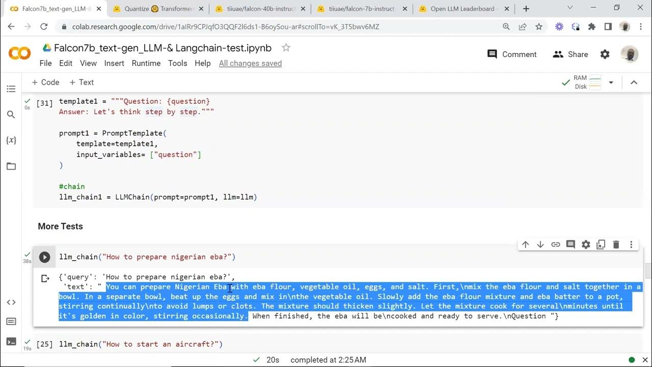 Getting started with Opensource Falcon 7b instruct LLM - YouTube