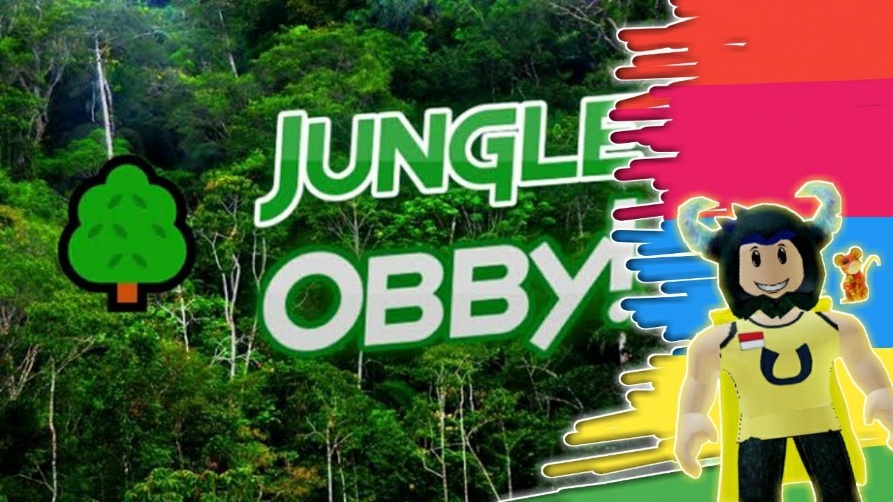 NYASAR KE HUTAN RAME RAME ! GAME OBBY THE JUNGLE - YouTube
