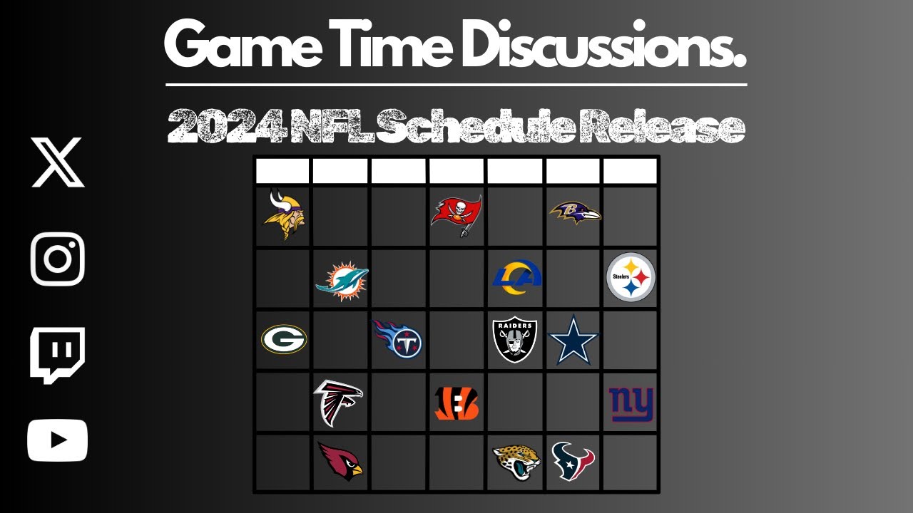 2024 NFL Schedule Release | Reaction and Overview - YouTube