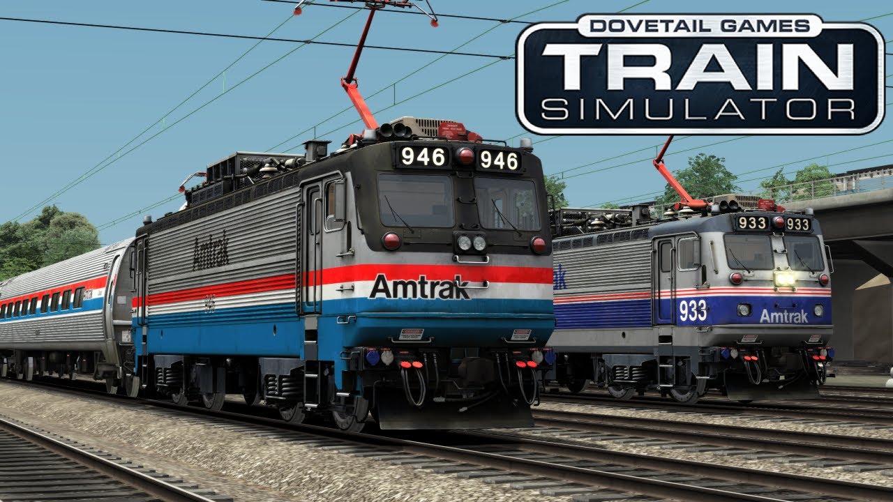 Reppo's Amtrak AEM-7 DLC Showcase - Train Sim Classic - YouTube