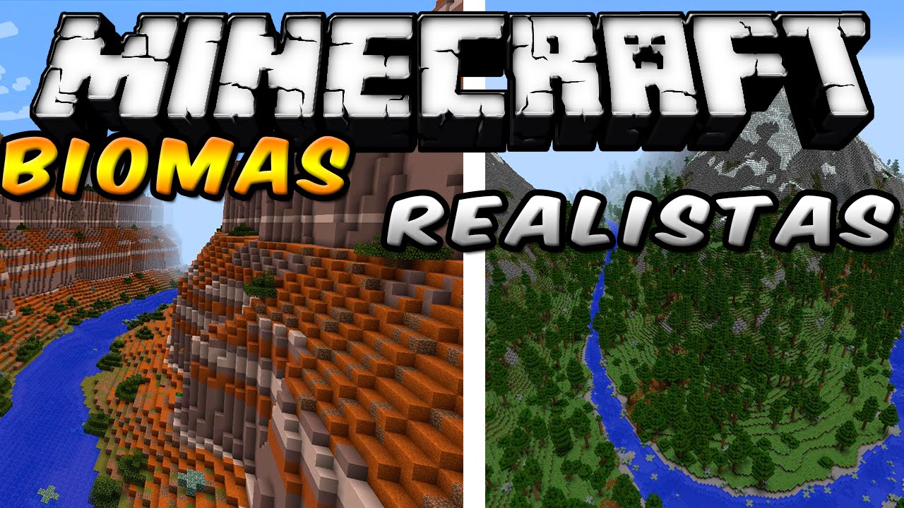 Minecraft Biomas Hermosos Mod Siéntete En El Mundo Real EspaÑol