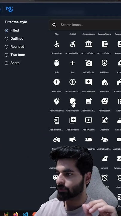 How to use material icons in you react or nextjs app. #programming # ...