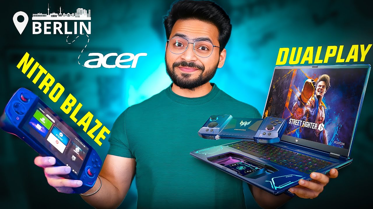 Gaming Laptop With Built-In Gamepad 🤩 | Nitro Blaze 7 Handheld 🔥 | Acer ...