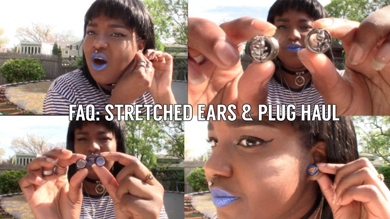 FAQ: STRETCHED EARS & BODY CANDY PLUG HAUL | FAJEANN TV - YouTube