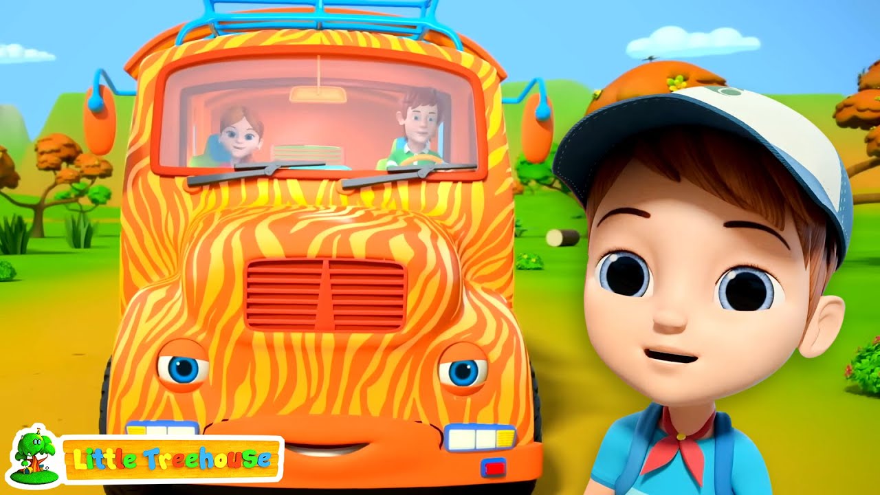 Kola Autobusu 🚌+ Více Dětské Písničky Pro Nejmenší - Little Treehouse ...