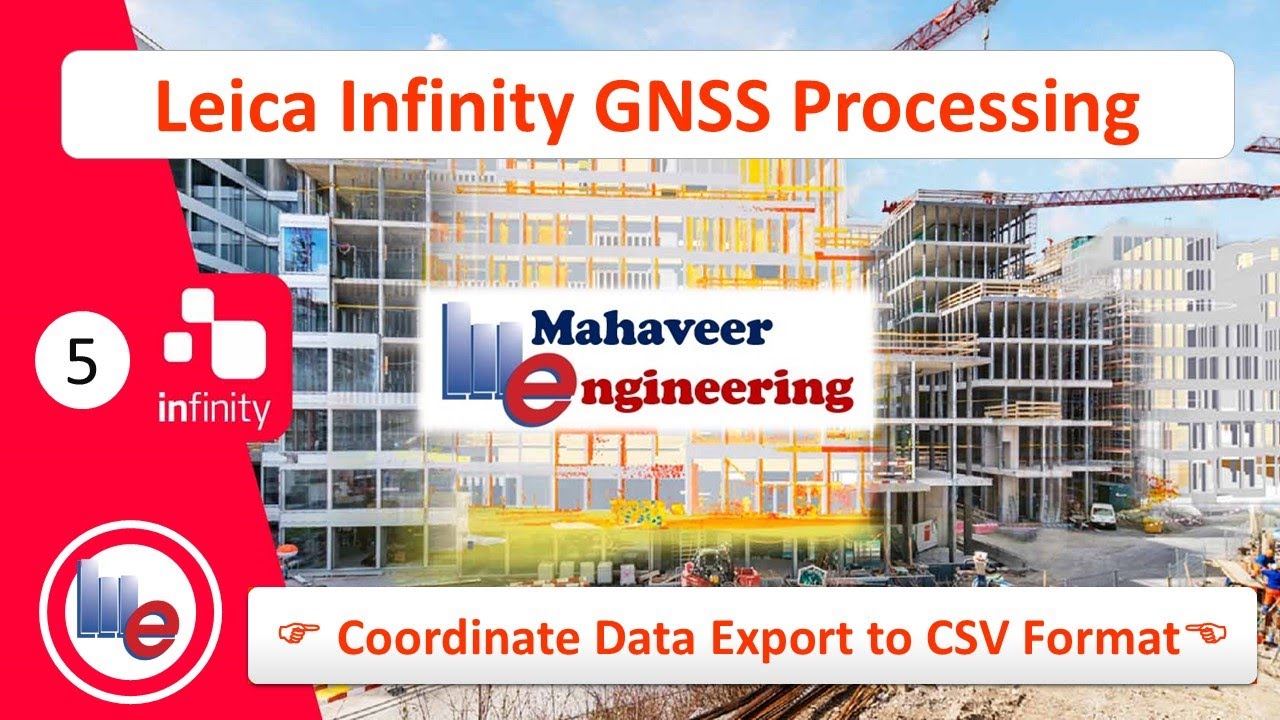 Leica Infinity - Coordinate Data Export to CSV Format in Leica Infinity ...