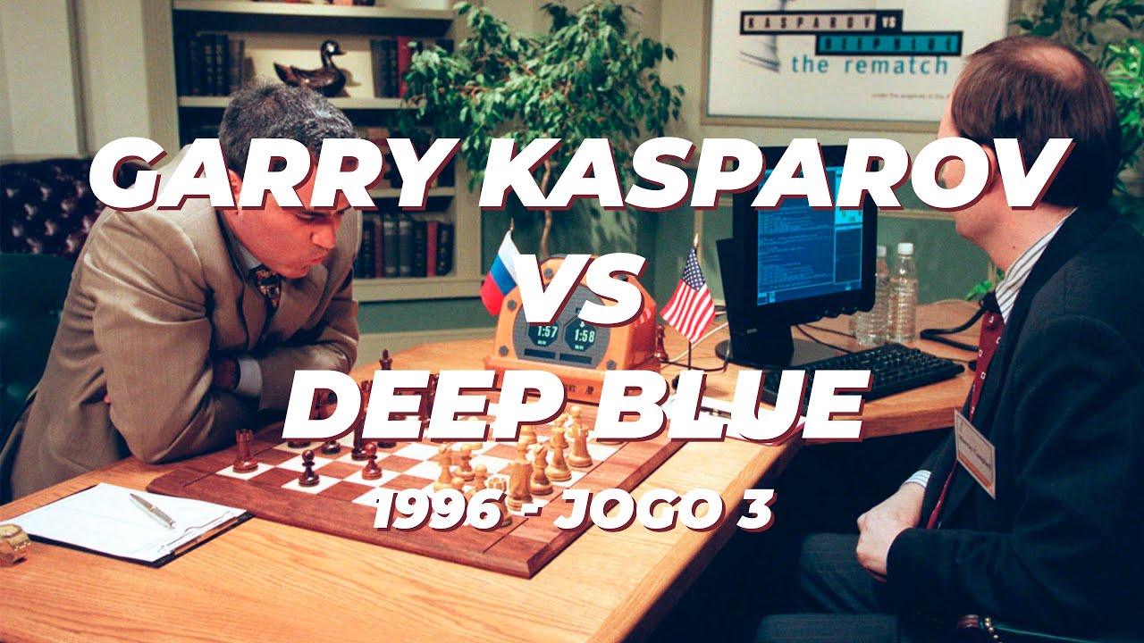 Garry Kasparov VS Deep Blue #2 (1996) | O campeão contra-ataca - YouTube