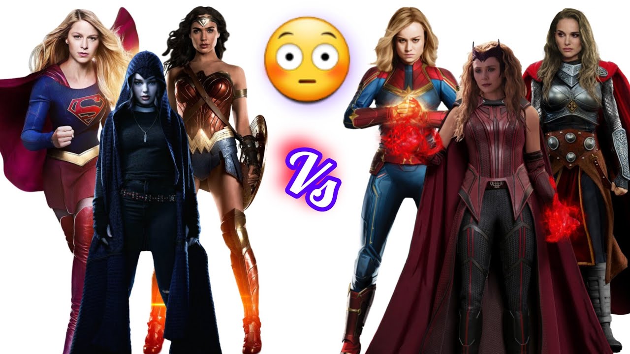 super girl VS captain marvel VS wonder woman VS lady thor #1vs1 # ...