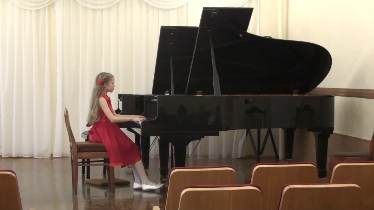 Мария Варакина (Maria Varakina, 10 y.o.) Ф.Лист Юношеский этюд № 12, до ...