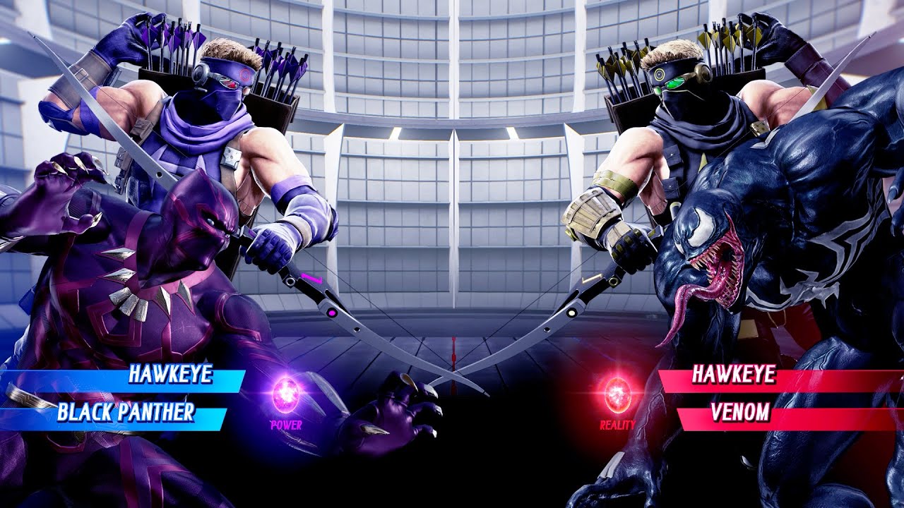 Hawkeye & Black Panther vs Hawkeye & Venom (Very Hard) - Marvel vs ...