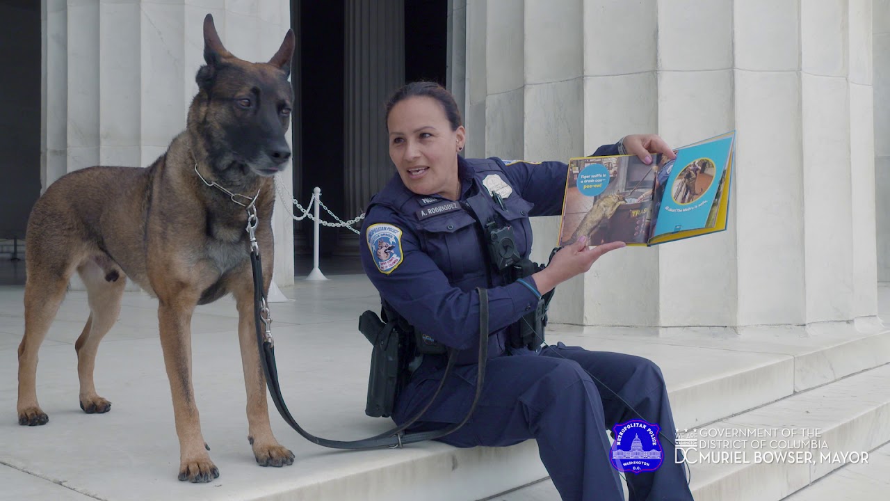 Virtual Story Time with Officer Rodriguez and K9 Tiger - YouTube